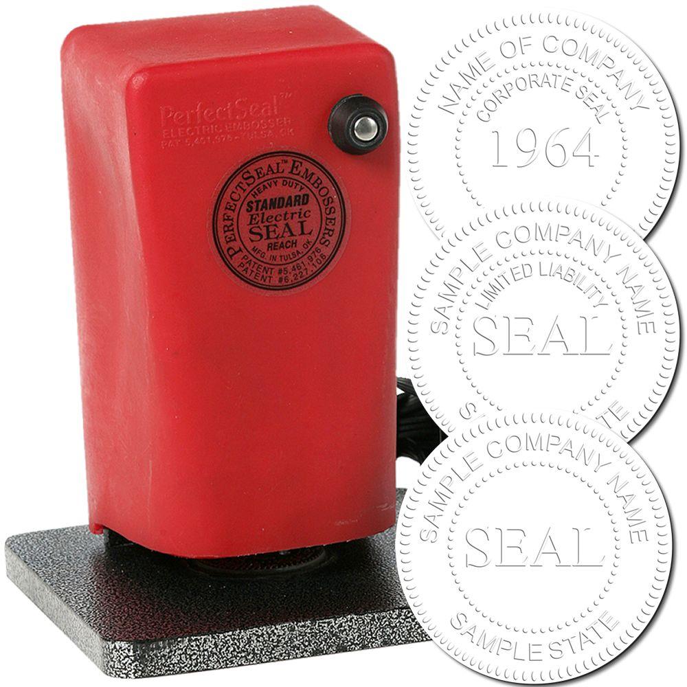 Heavy Duty Standard Reach Electric Corporate Seal Embosser